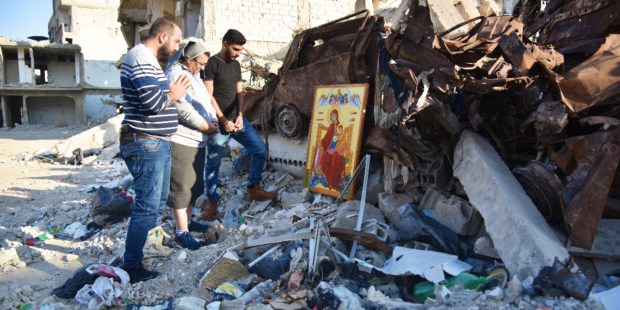 L’icona che porta speranza e protezione ai cristiani della Siria